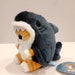 Cute Kawaii Cat Shark Plush Keychain 5 Inch - Etsy
