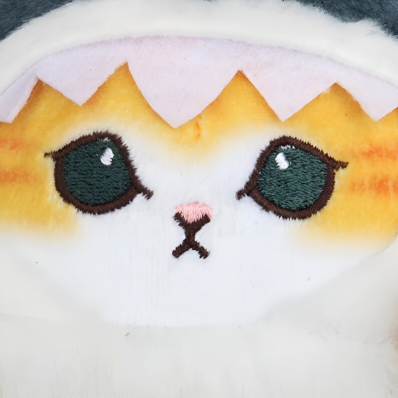 Cute Kawaii Cat Shark Plush Keychain 5 Inch - Etsy