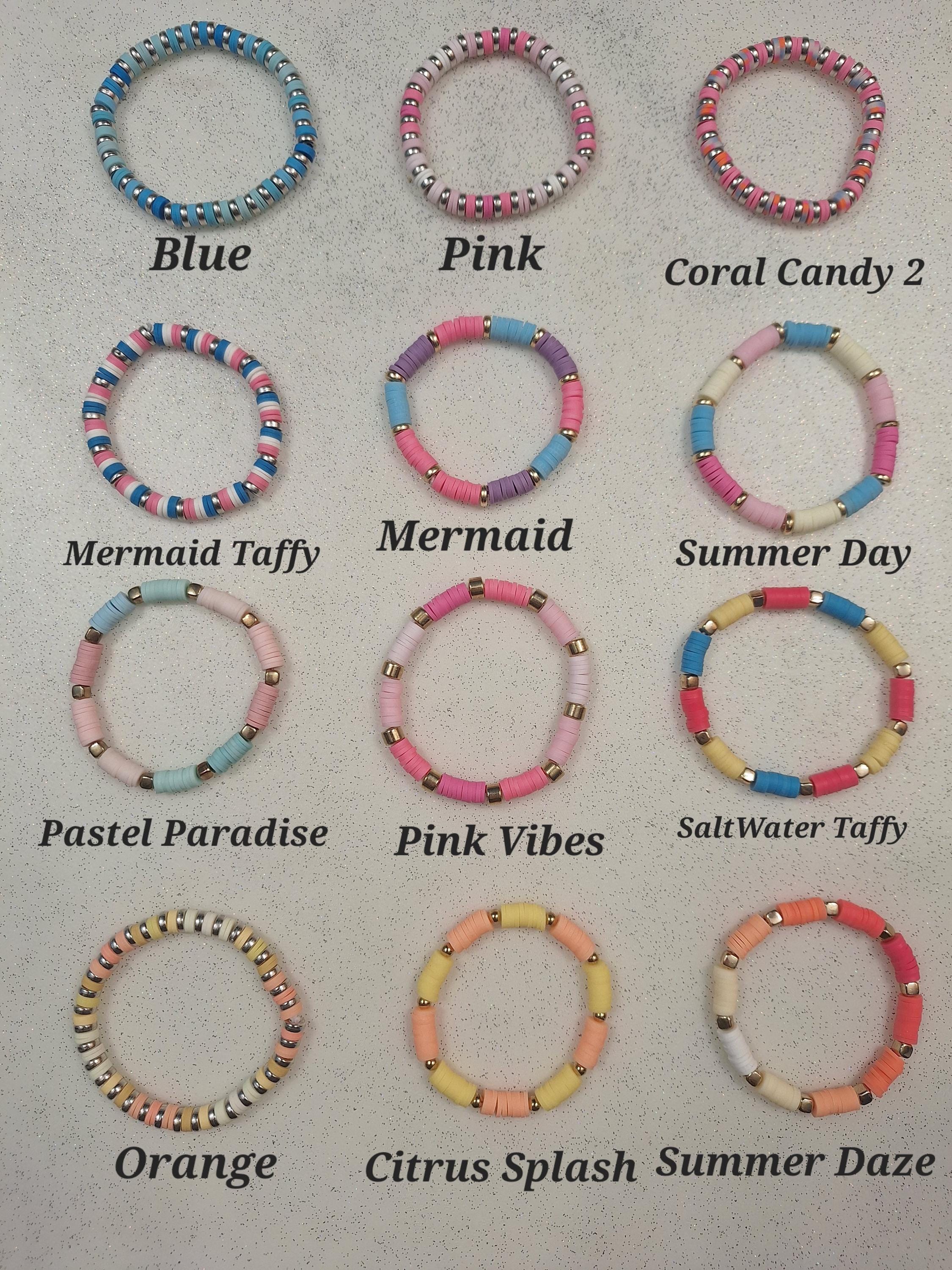 Clay Bead Bracelets Summer Addition - Etsy