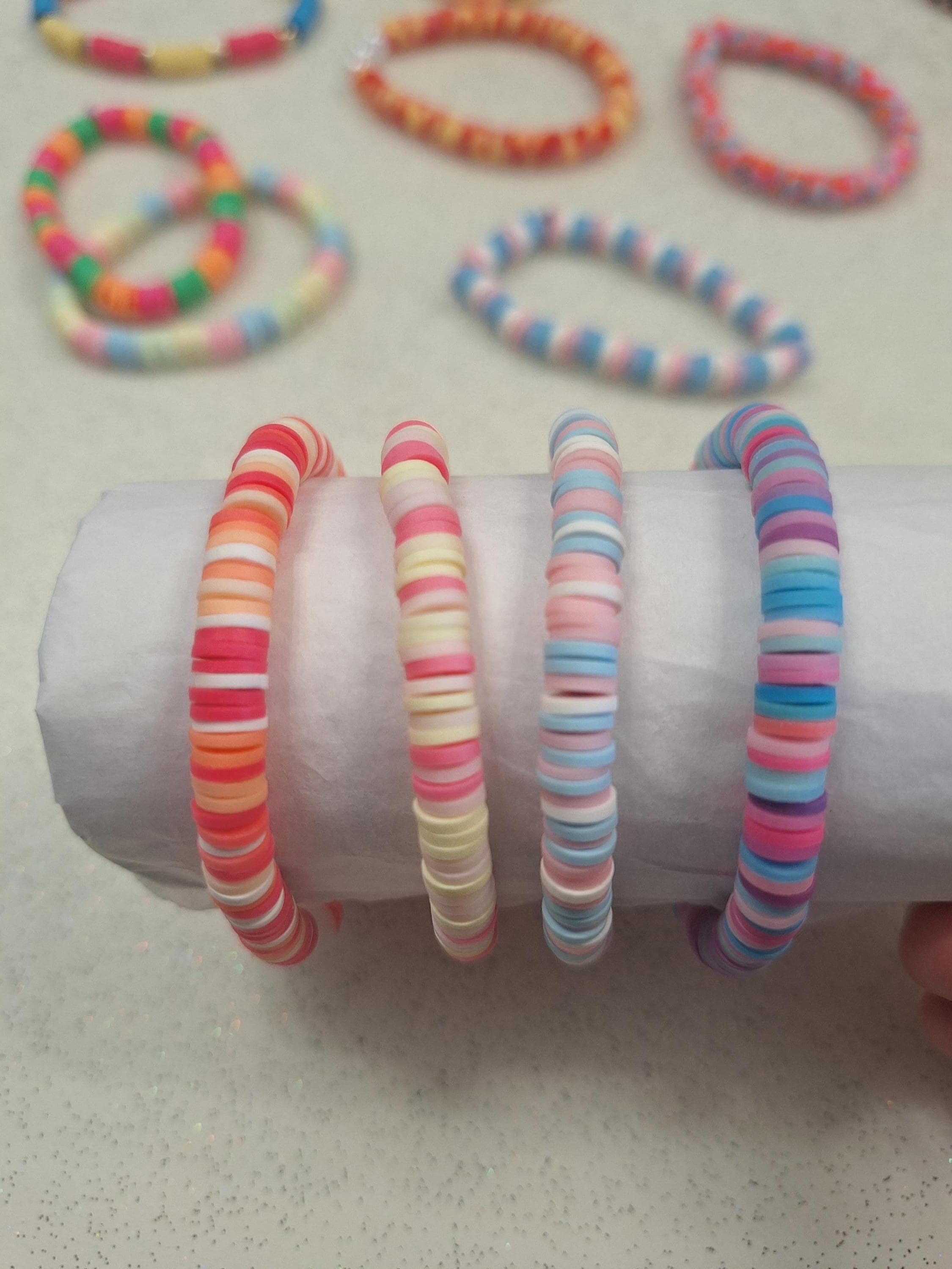Clay Bead Bracelets Summer Addition - Etsy