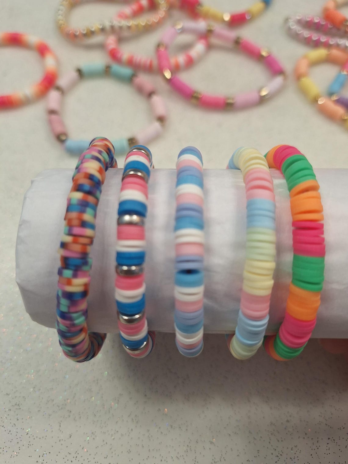 Clay Bead Bracelets Summer Addition - Etsy
