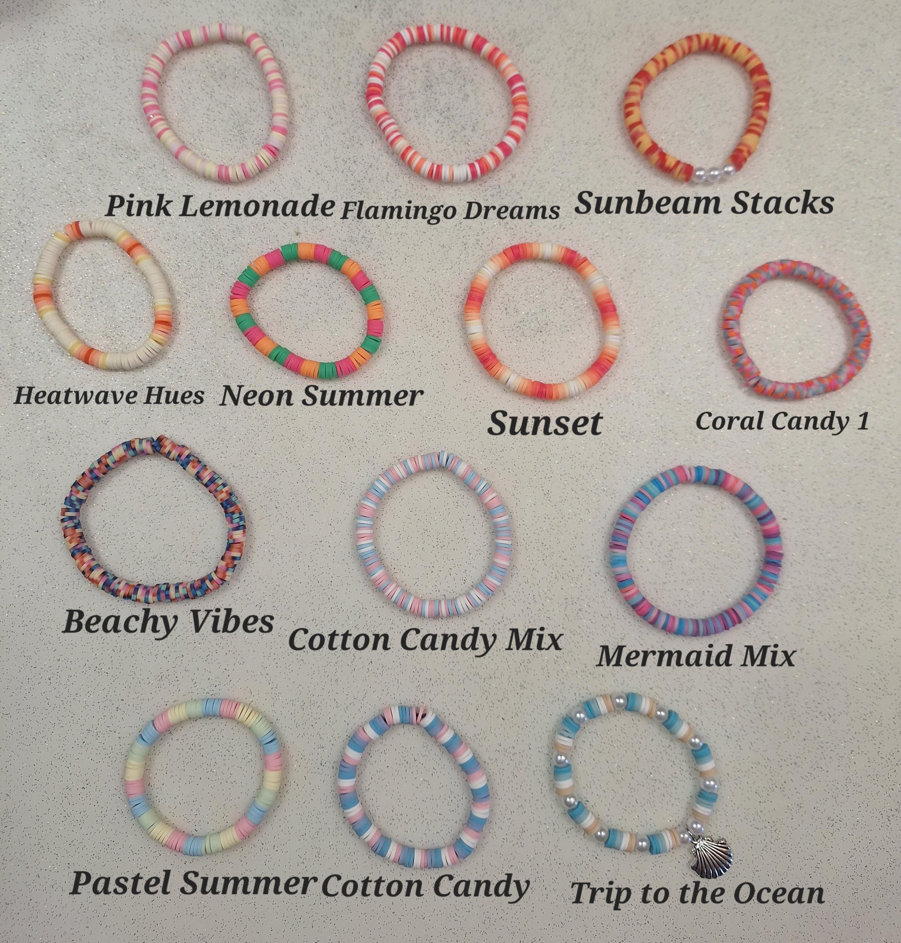 Clay Bead Bracelets Summer Addition - Etsy