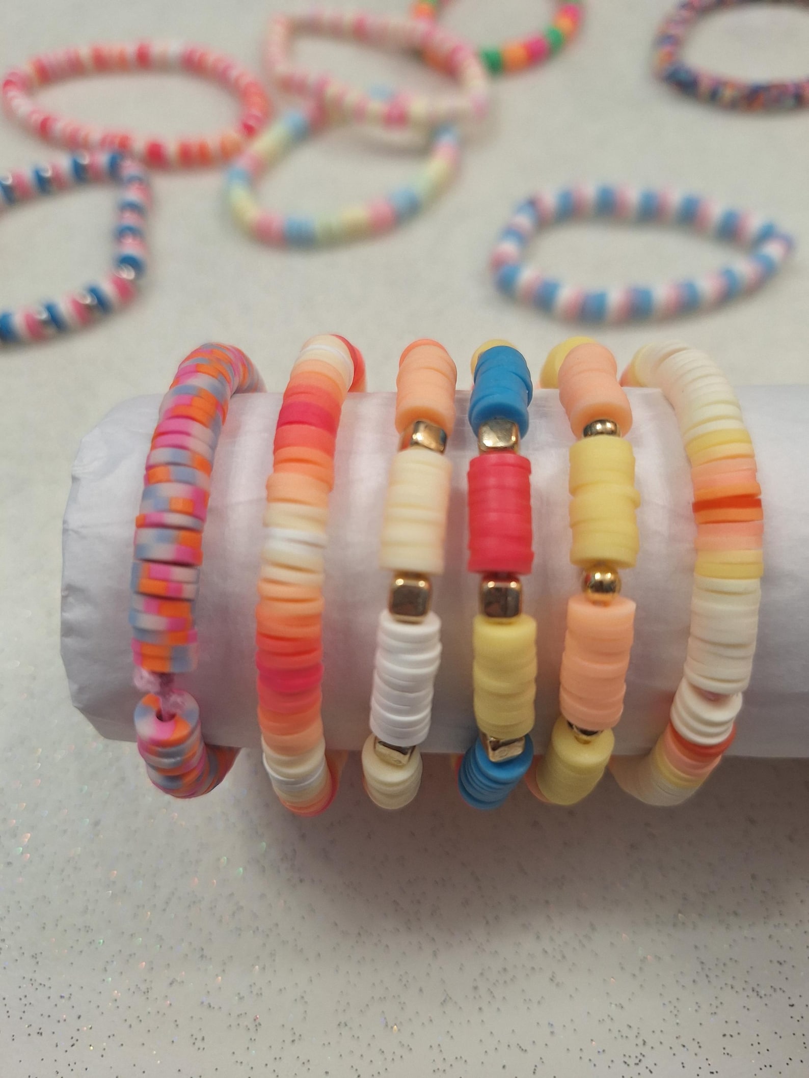 Clay Bead Bracelets Summer Addition - Etsy