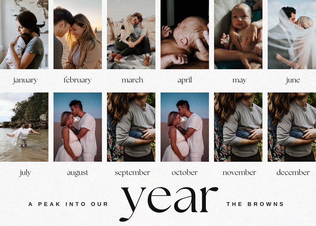 New Years Recap Card Digital Download - Etsy