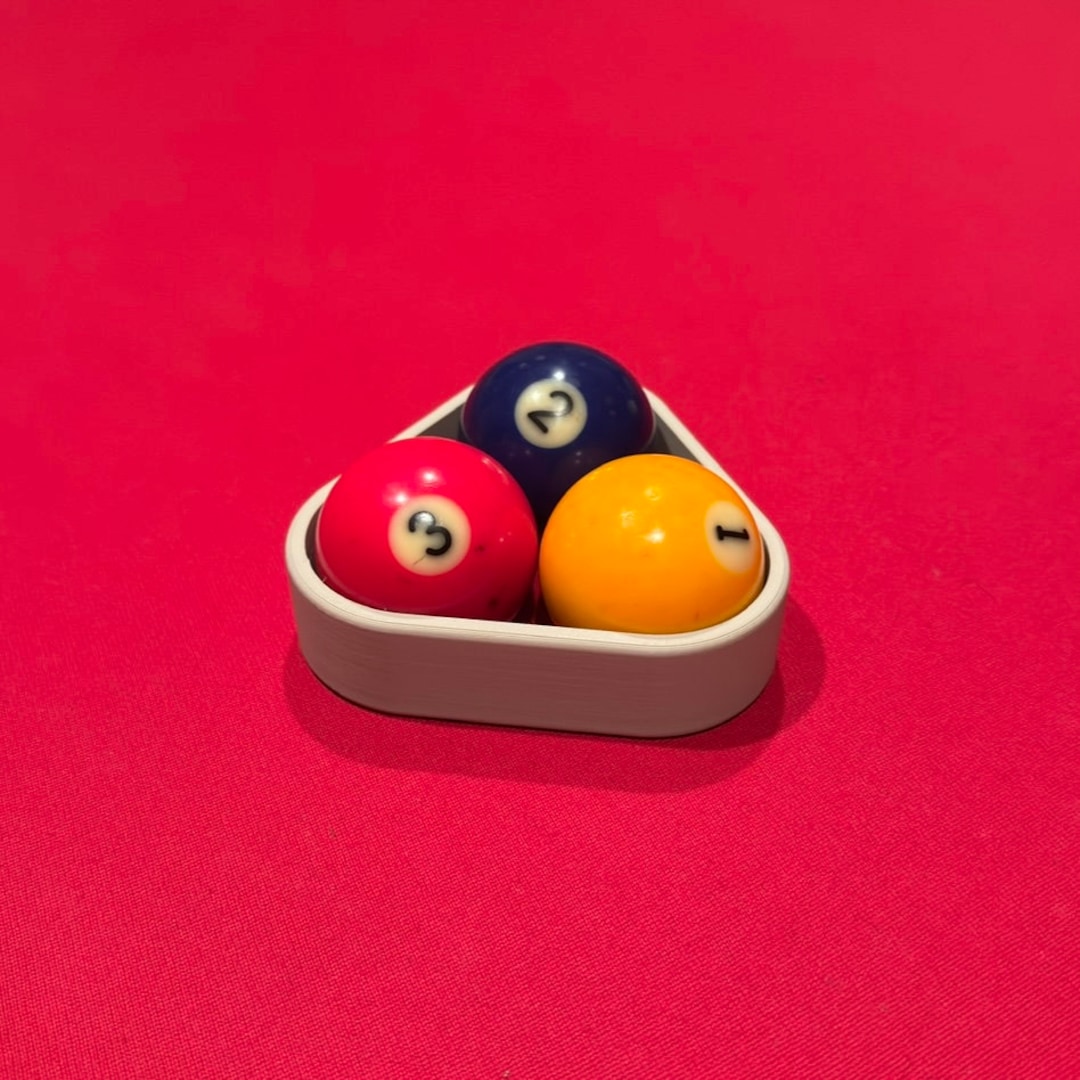 3-ball Rack | Cute 3D Printed Gift for Poolplayers - Etsy