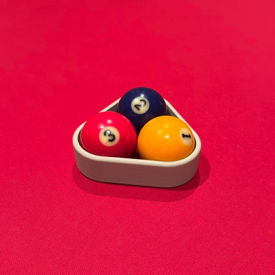 3-ball Rack | Cute 3D Printed Gift for Poolplayers - Etsy