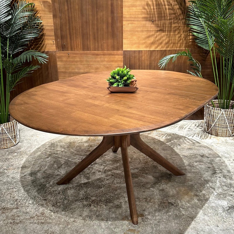 Solid Wood Extendable Table - Etsy