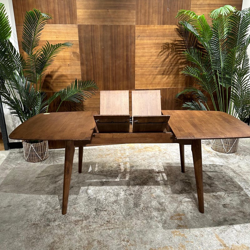 Solid Wood Extendable Table - Etsy