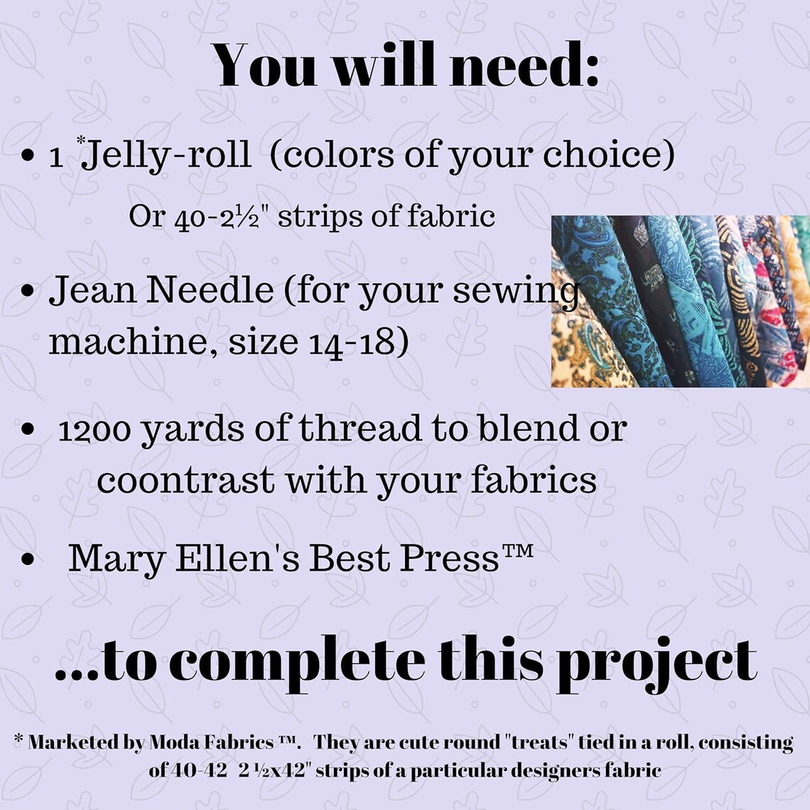 Jelly Roll Rug Kit Bundle, Including Pattern and Two (2) Rolls of Bosal ...