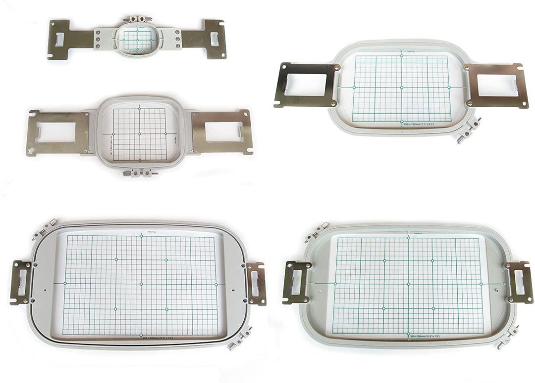 5-piece Embroidery Hoop Set for Brother PR Series & Babylock Machines ...