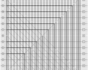Creative Grids Stripology Squared Mini Quilt Ruler (CGRGE3) - Etsy
