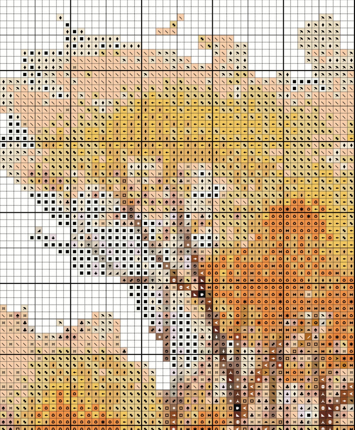 Fall Waterfall Cross Stitch Pattern, PDF Pattern, Embroidery, DIY ...