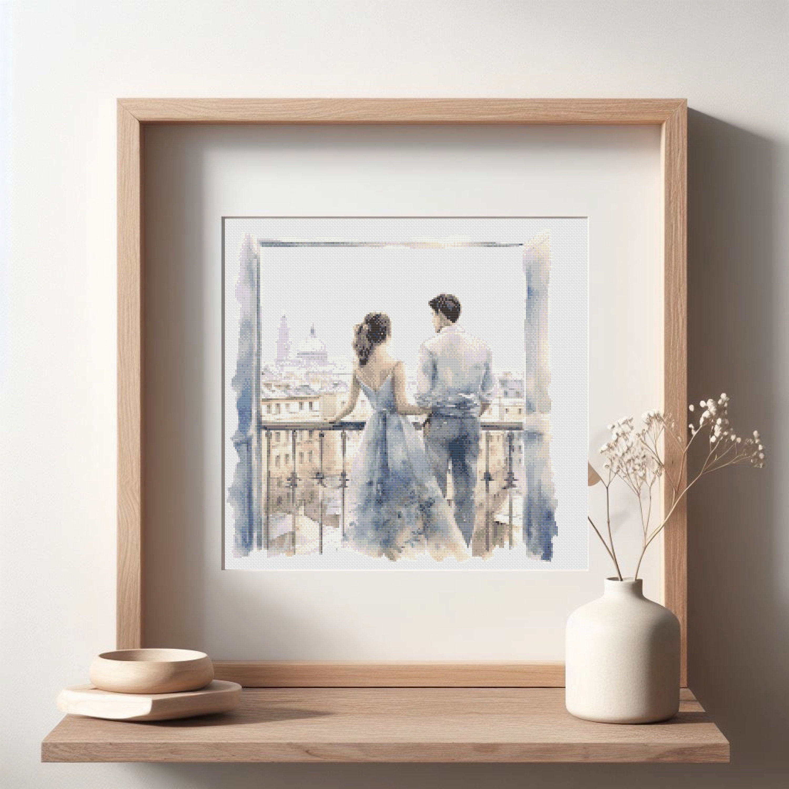 Love Couple - Cross Stitch Pattern, PDF Pattern, Embroidery, DIY ...