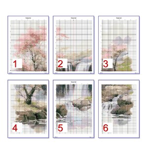 Waterfall Cross Stitch Pattern: Beach Summer Embroidery (PDF Pattern ...