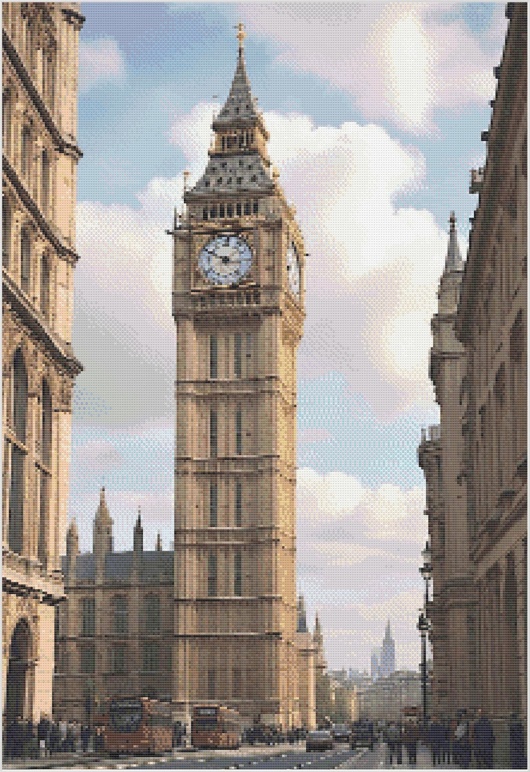Big Ben - Cross Stitch Pattern, PDF Pattern, Embroidery, DIY, London ...