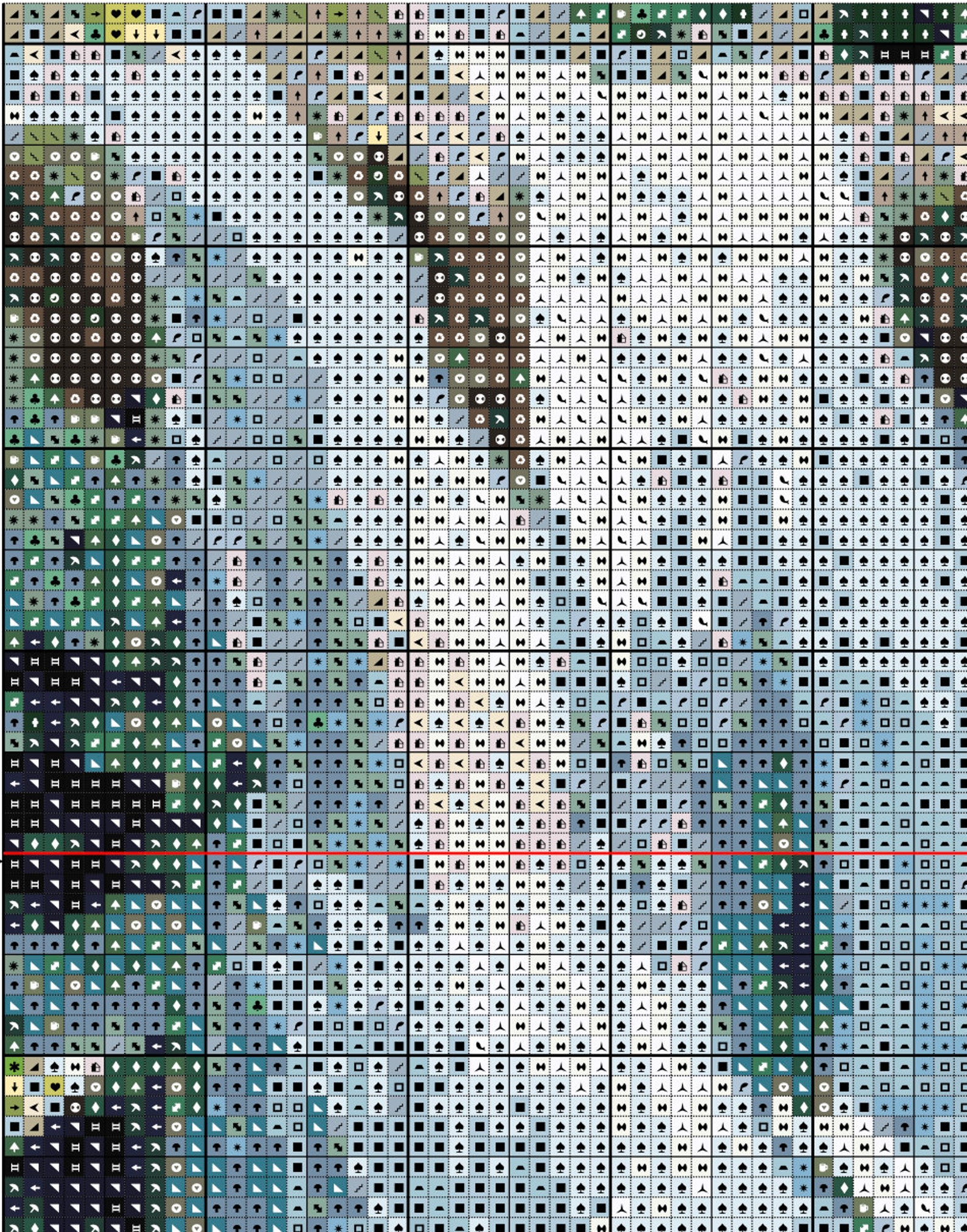 Tropical Waterfall Cross Stitch Pattern: Beach Palm DIY Embroidery (PDF ...