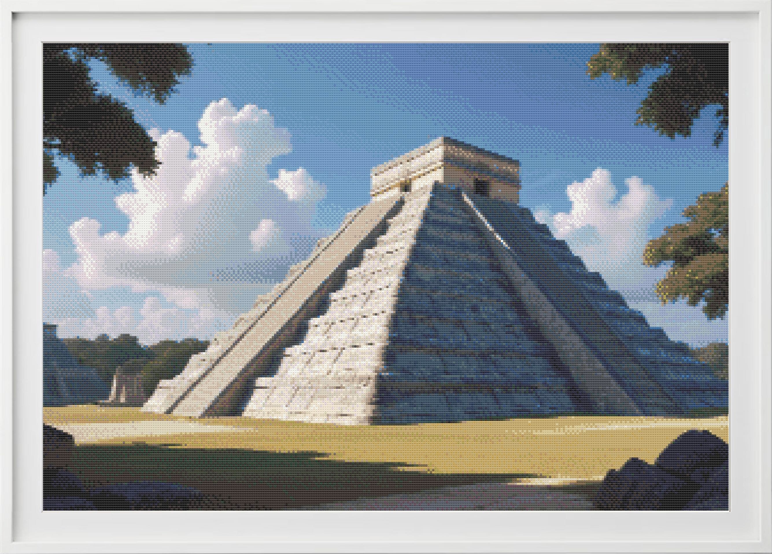 Chichen Itza - Cross Stitch Pattern, PDF Pattern, Embroidery, DIY ...