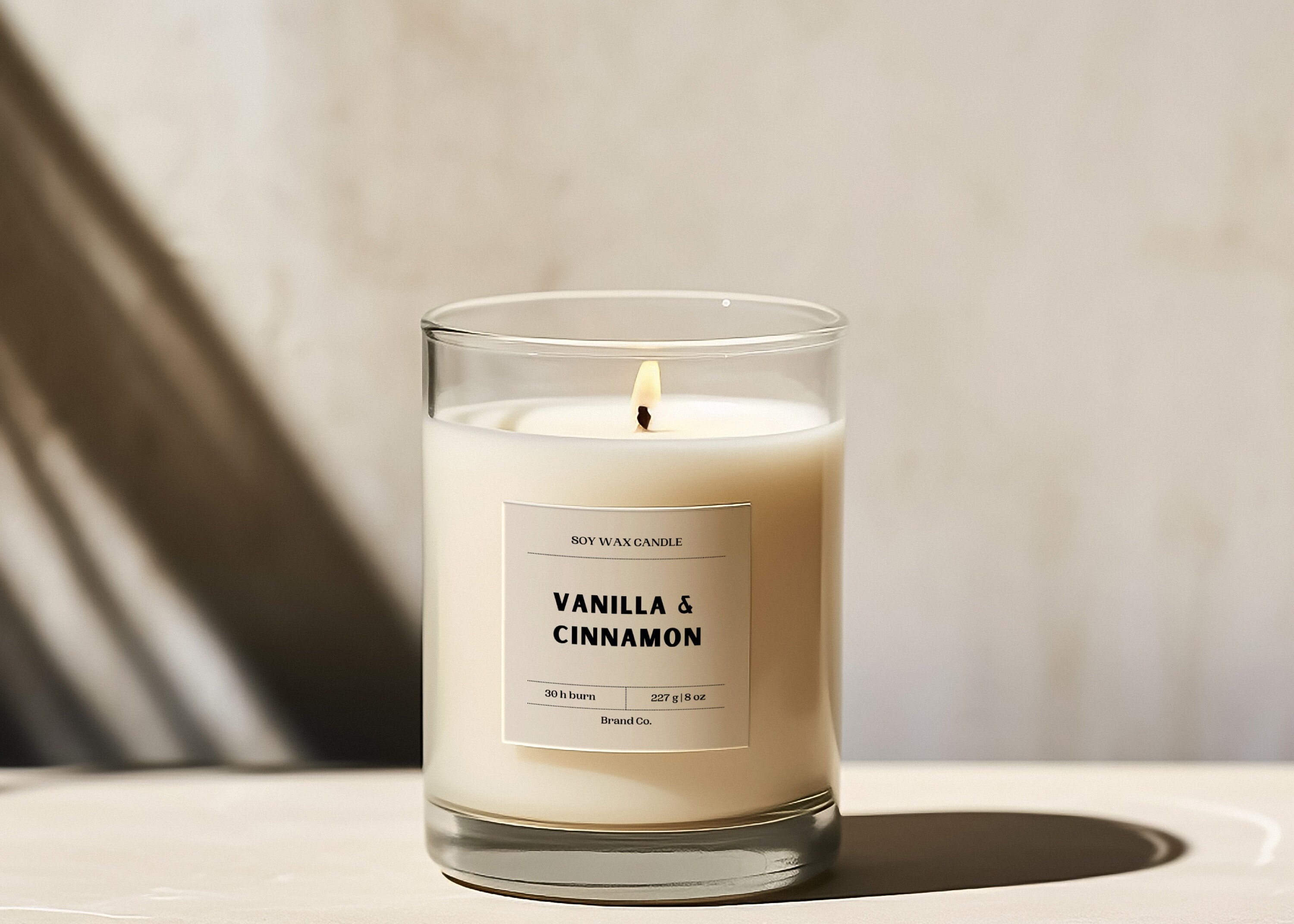 Printable Candle Label, Custom Candle Label, Editable Candle Label ...