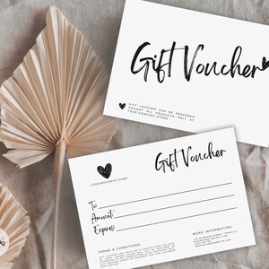 Fancy Digital Gift Voucher Template | Fully Customizable in Canva ...