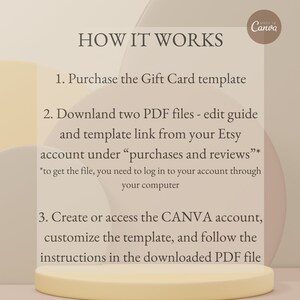 Pastel Digital Gift Card Template | Customize in Canva | Printable and ...