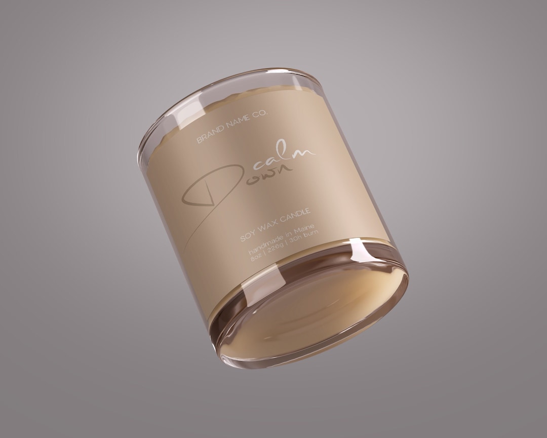 Printable Candle Label Template, Personalize to Your Own Brand, DIY ...