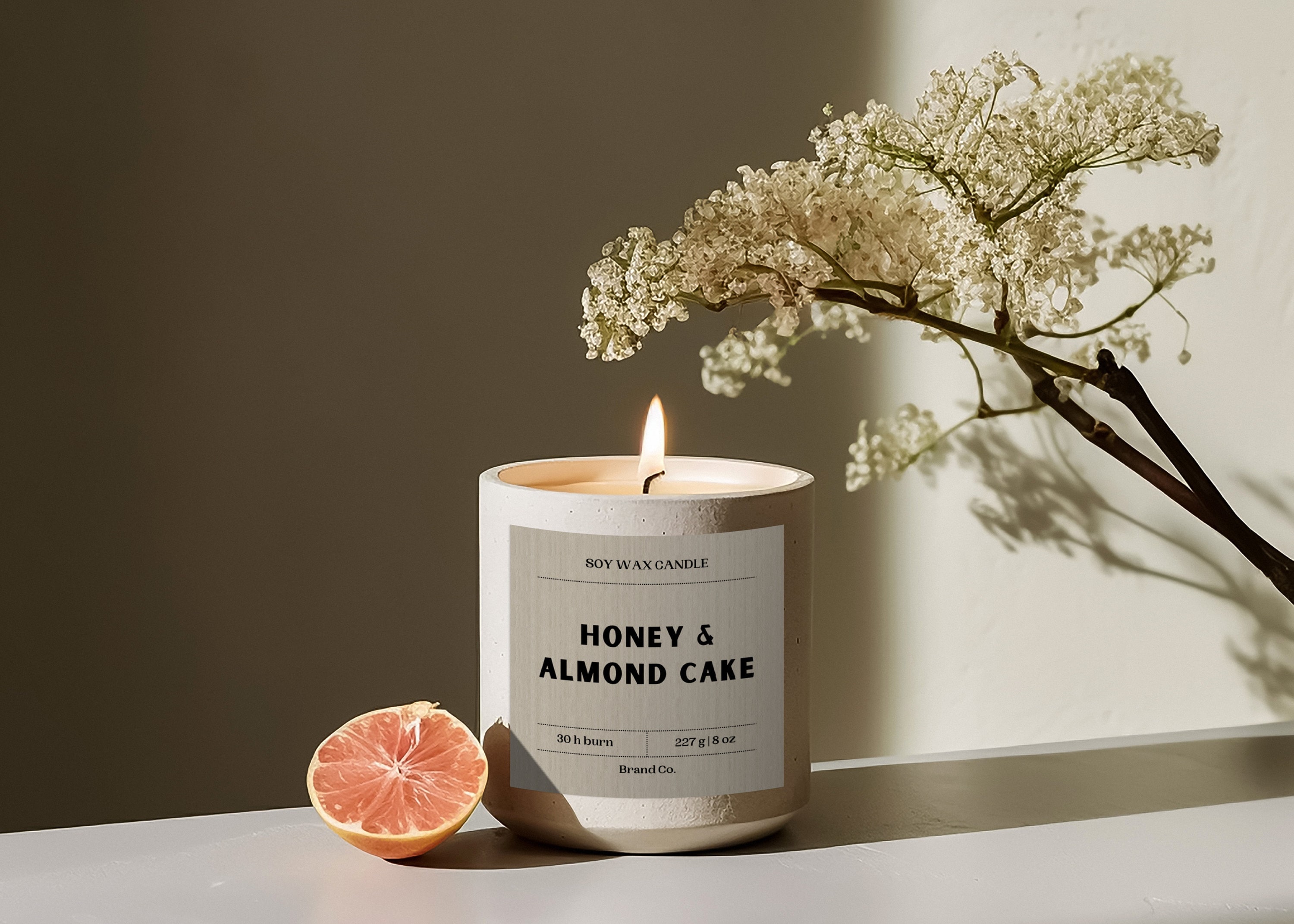 Printable Candle Label, Custom Candle Label, Editable Candle Label ...