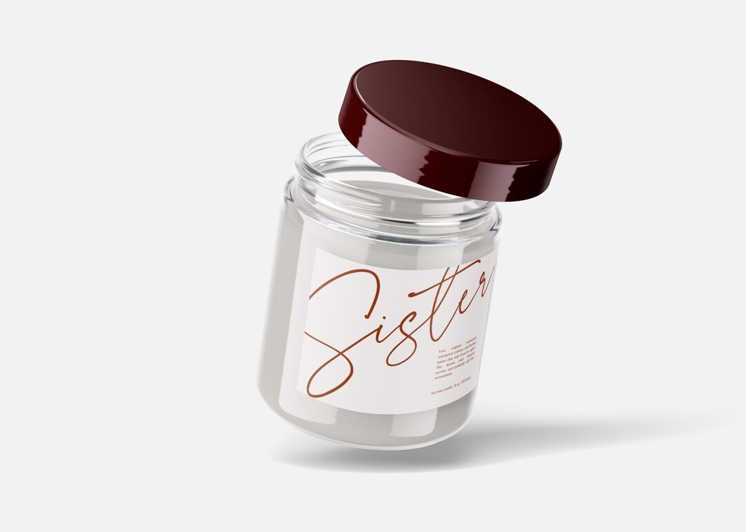 Funny Sister Definitions Candle Label Template – Sister Gift,sibling ...