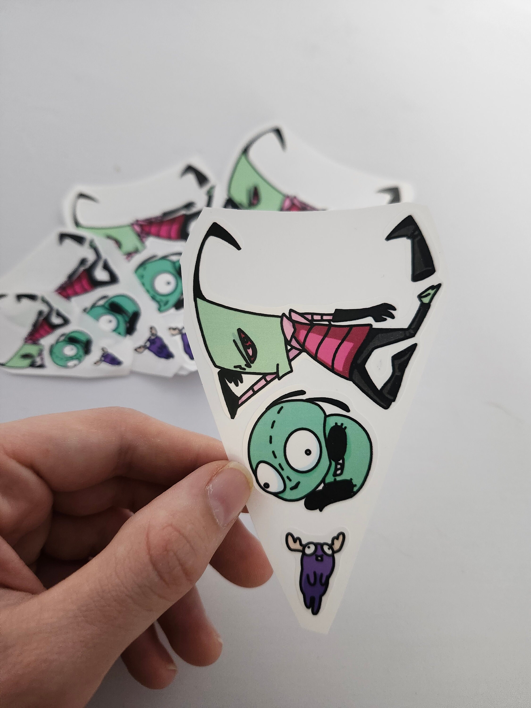 Invader Zim Collage Vinyl Sticker - Etsy