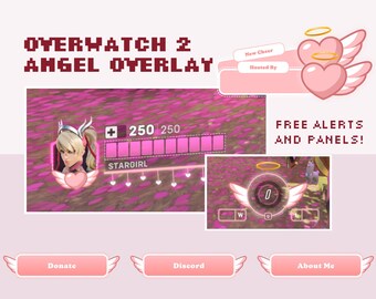 Overwatch 2 Stream Overlay Multi-color Heart Theme | Twitch Panels ...