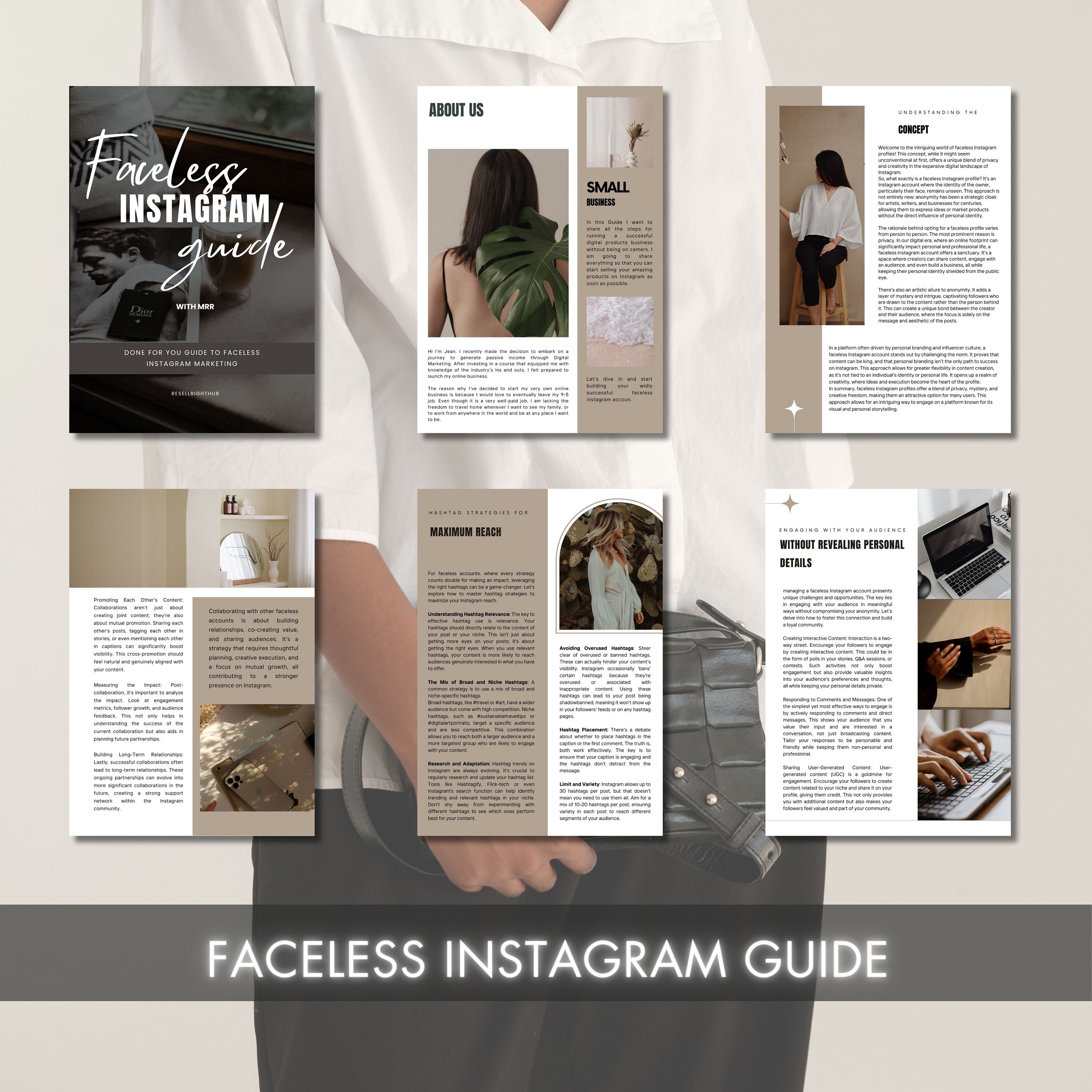 Faceless Marketing Blueprint Bundle: MRR/PLR Digital Guides - Etsy