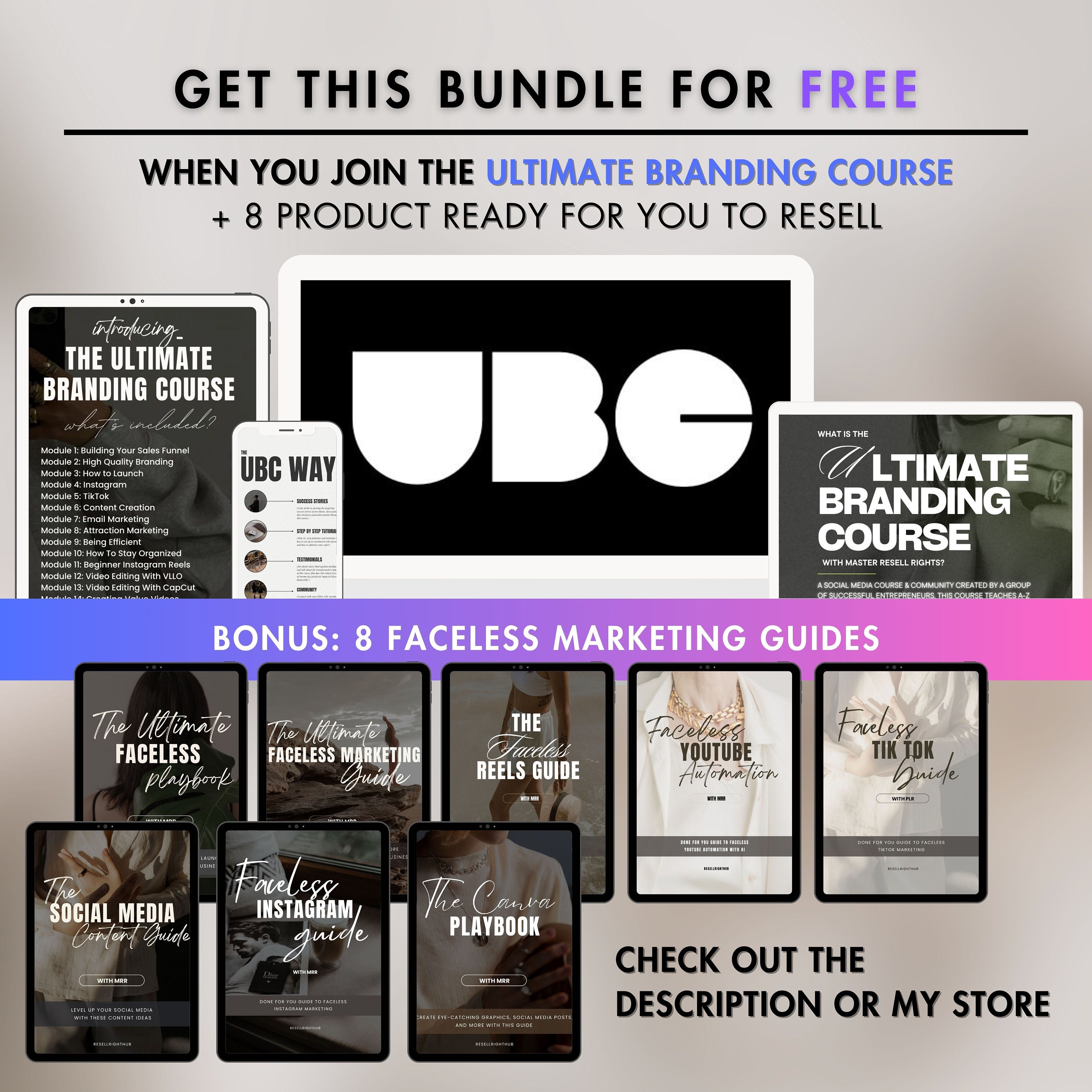 The Ultimate Faceless Marketing Blueprint Bundle Free If You Get Ubc