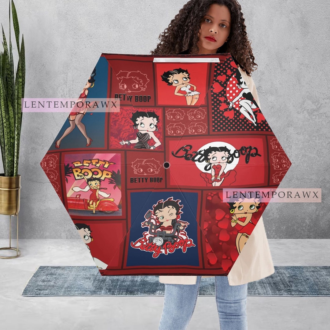 Betty Boop Umbrella, Betty Boop Custom Umbrella, Personalized Umbrella ...