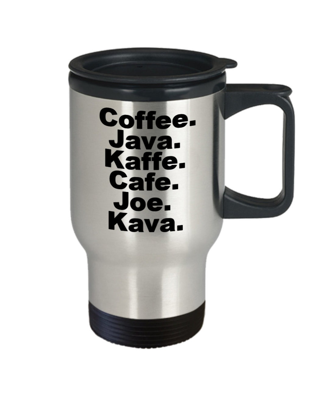 Coffee. Java. Kaffe. Cafe. Joe. Kava. Fun 14oz Travel Coffee Mug. - Etsy