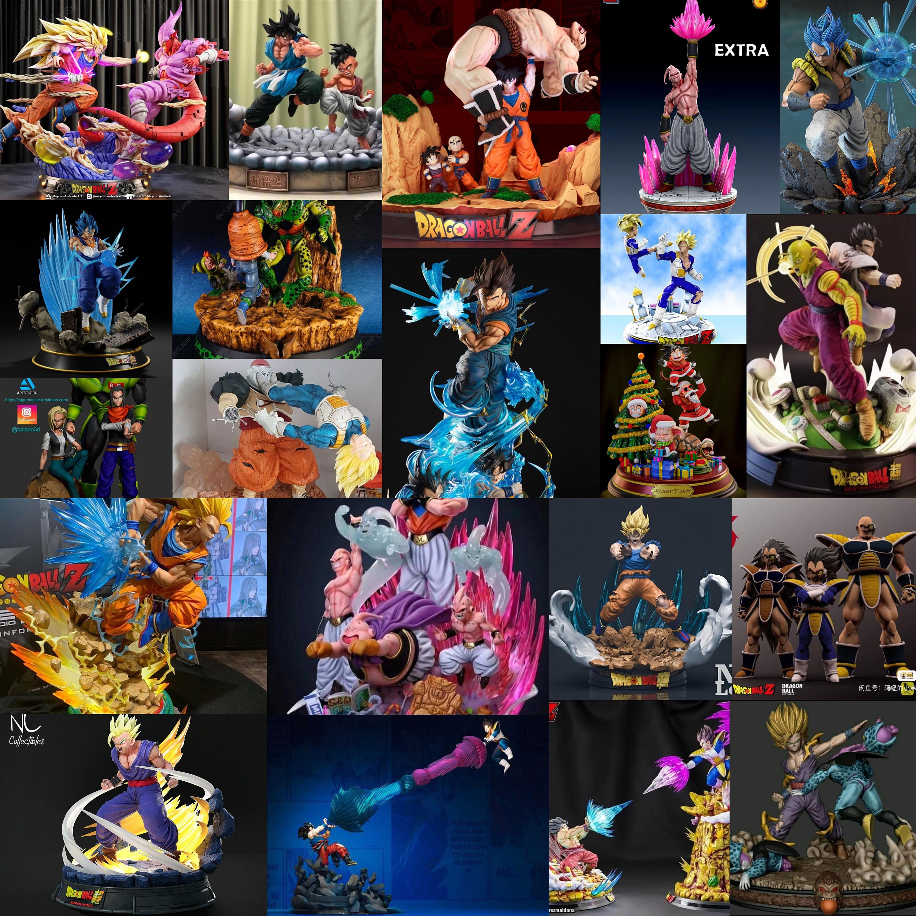 Anime Stl Bundle for 3D Printing, Figures, STL Files Fanart Diorama ...