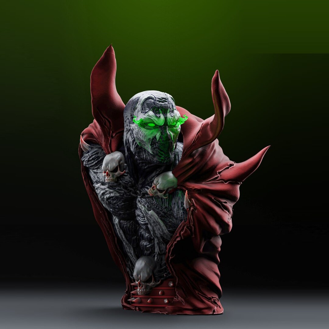 Spawn Bust High Quality STL File Cool 3D Diorama Model STL File For 3D Printers Figure - Etsy ...
