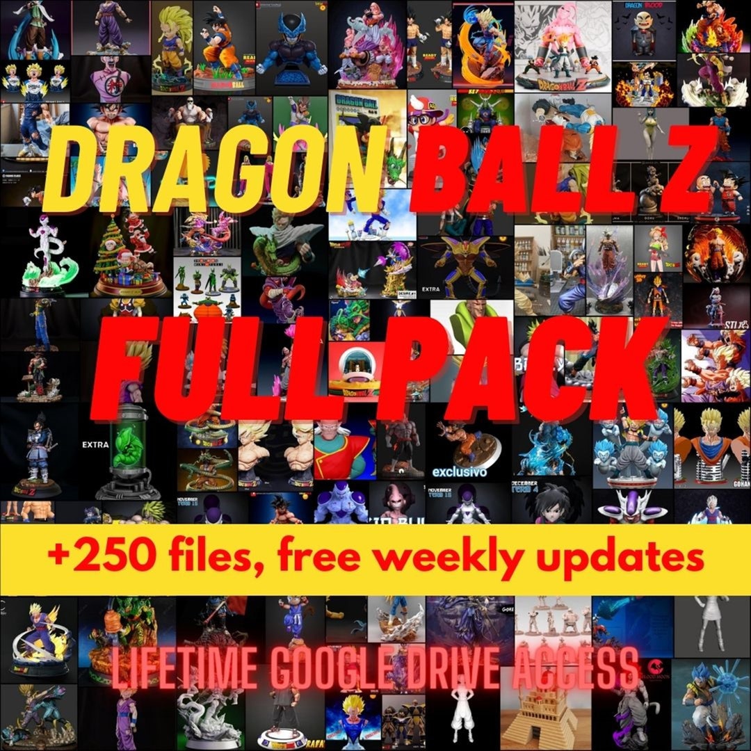 Anime Stl Bundle for 3D Printing, Figures, STL Files Fanart Diorama ...