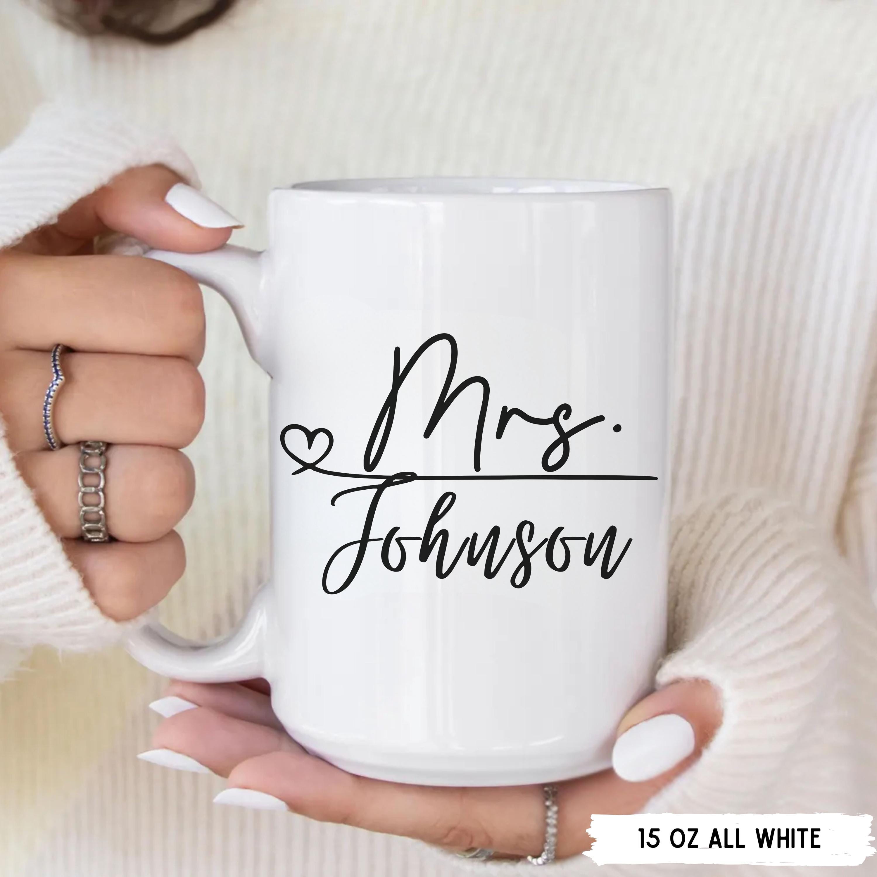 Teacher Mug, Thank You Gift Personalized Name Appreciation Coffee Mug ...