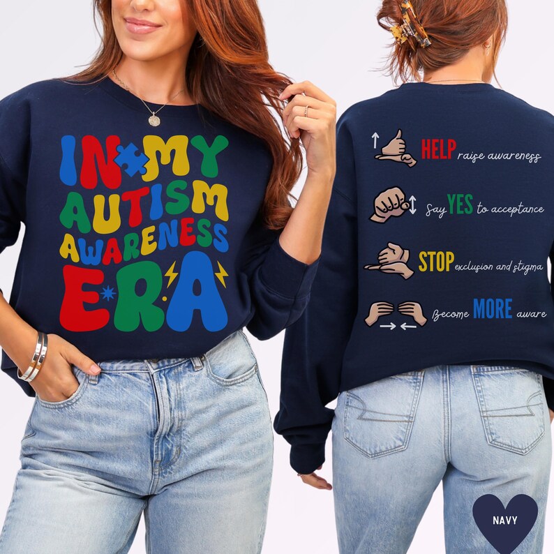 Autism Mom Sweatshirt, Autism Acceptance, Autism Awareness Gift, Autism ...
