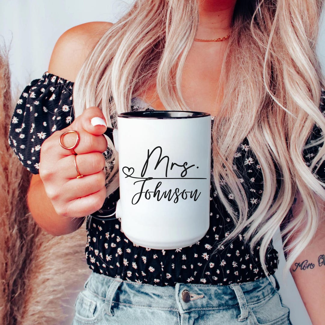 Teacher Mug, Thank You Gift Personalized Name Appreciation Coffee Mug ...