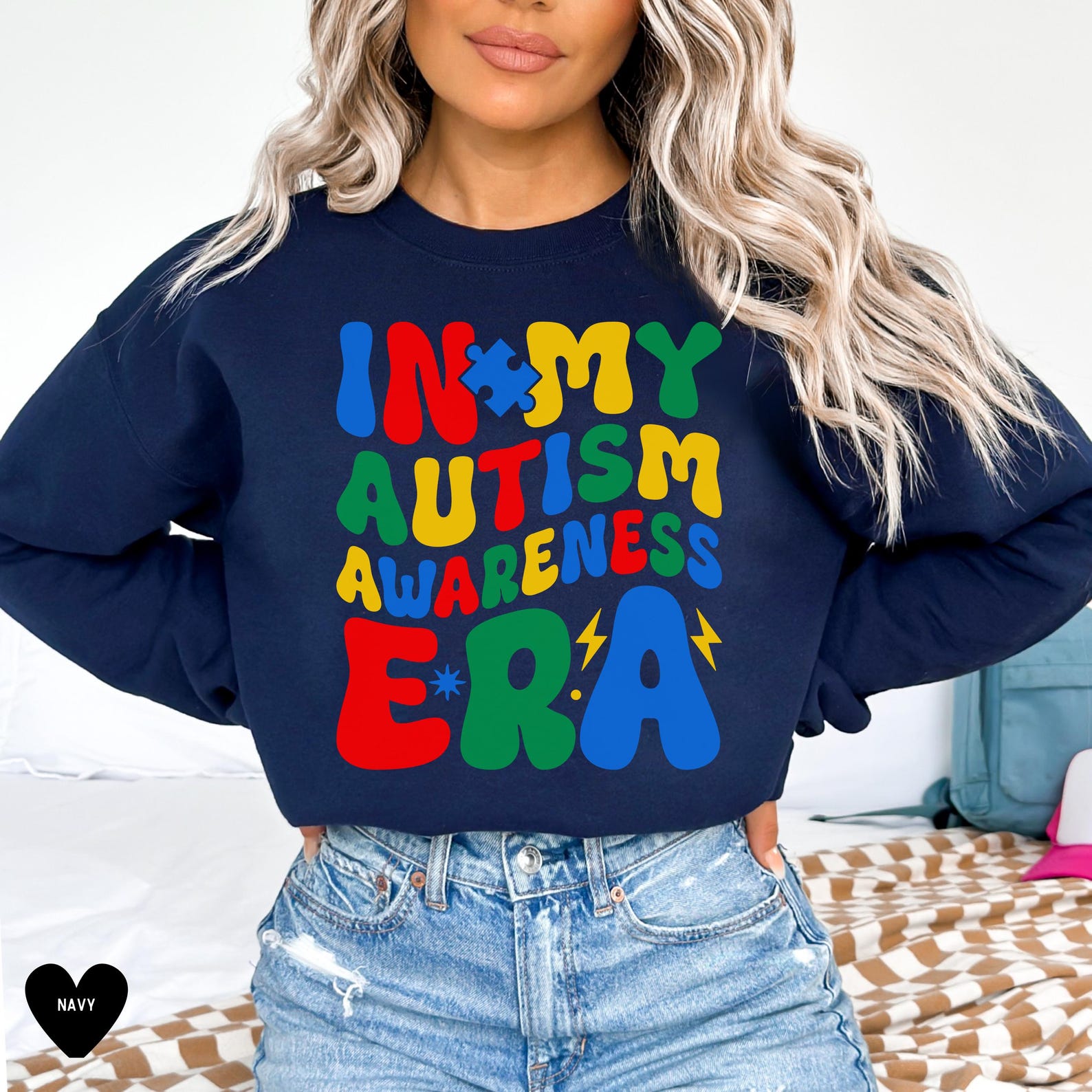 Autism Mom Sweatshirt, Autism Acceptance, Autism Awareness Gift, Autism ...