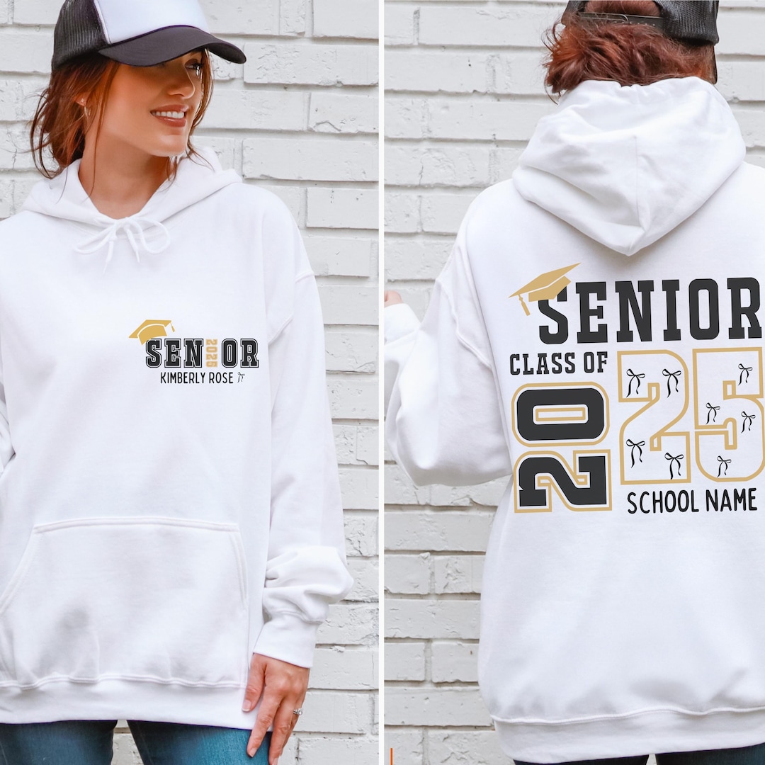 Custom Senior 2025 Sweatshirt, Graduation 2025 Hoodie, Senior Gift ...