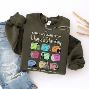 Women's History Month Shirt, Feminist Shirt, Female Empowerment, Strong ...