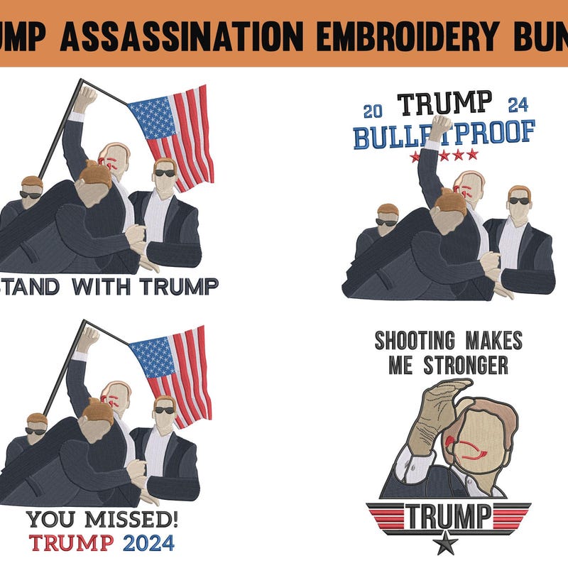 Political Embroidery - Etsy