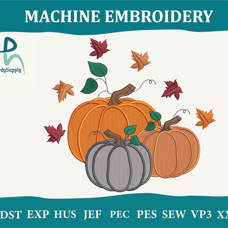 Machine Embroidery Fall Designs - Etsy