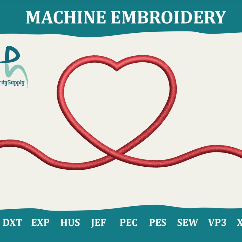 Heart Embroidery - Etsy