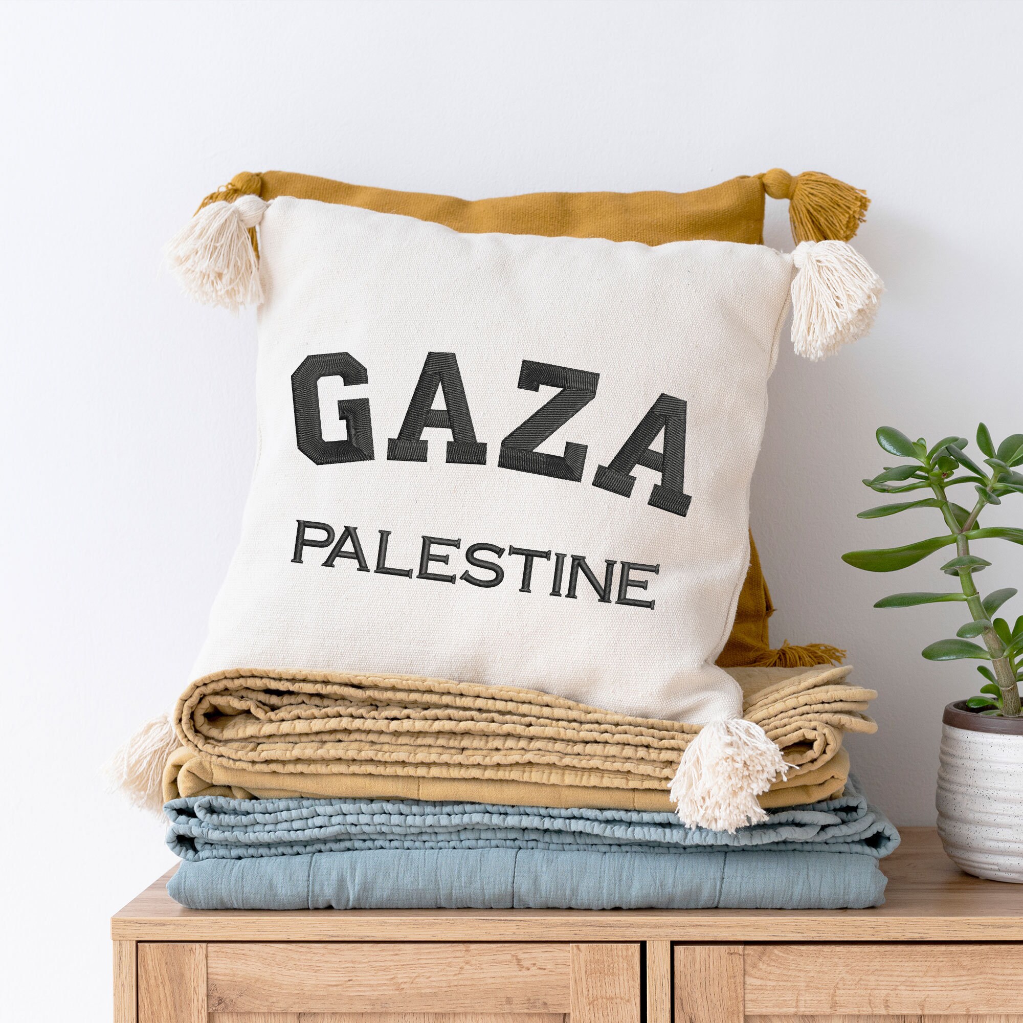 Embroidered Palestine Bundle Design, Free Palestine, Gaza Embroidery ...