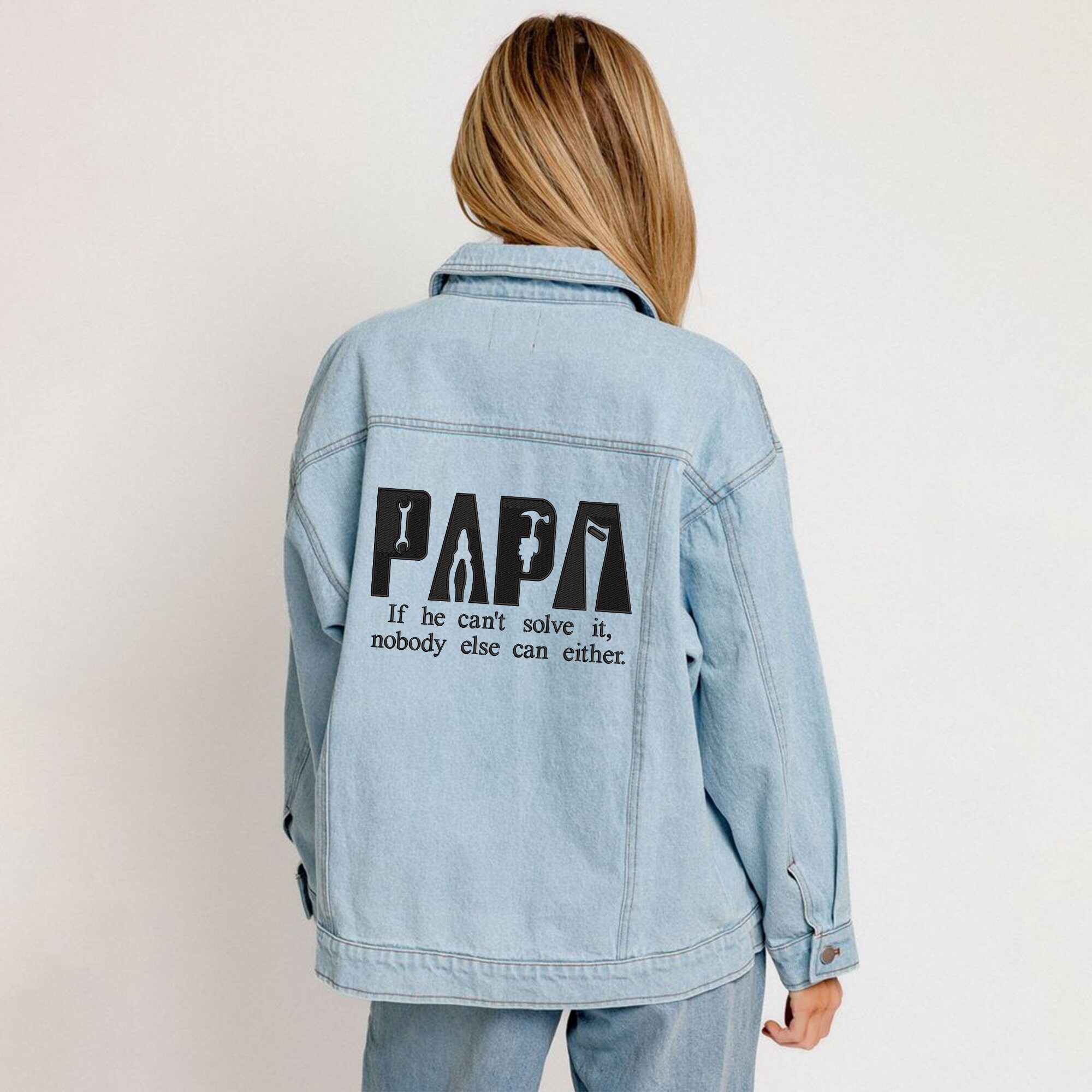 Machine Embroidery PAPA Design, Embroidery Design for Dad, Mechanic Dad ...