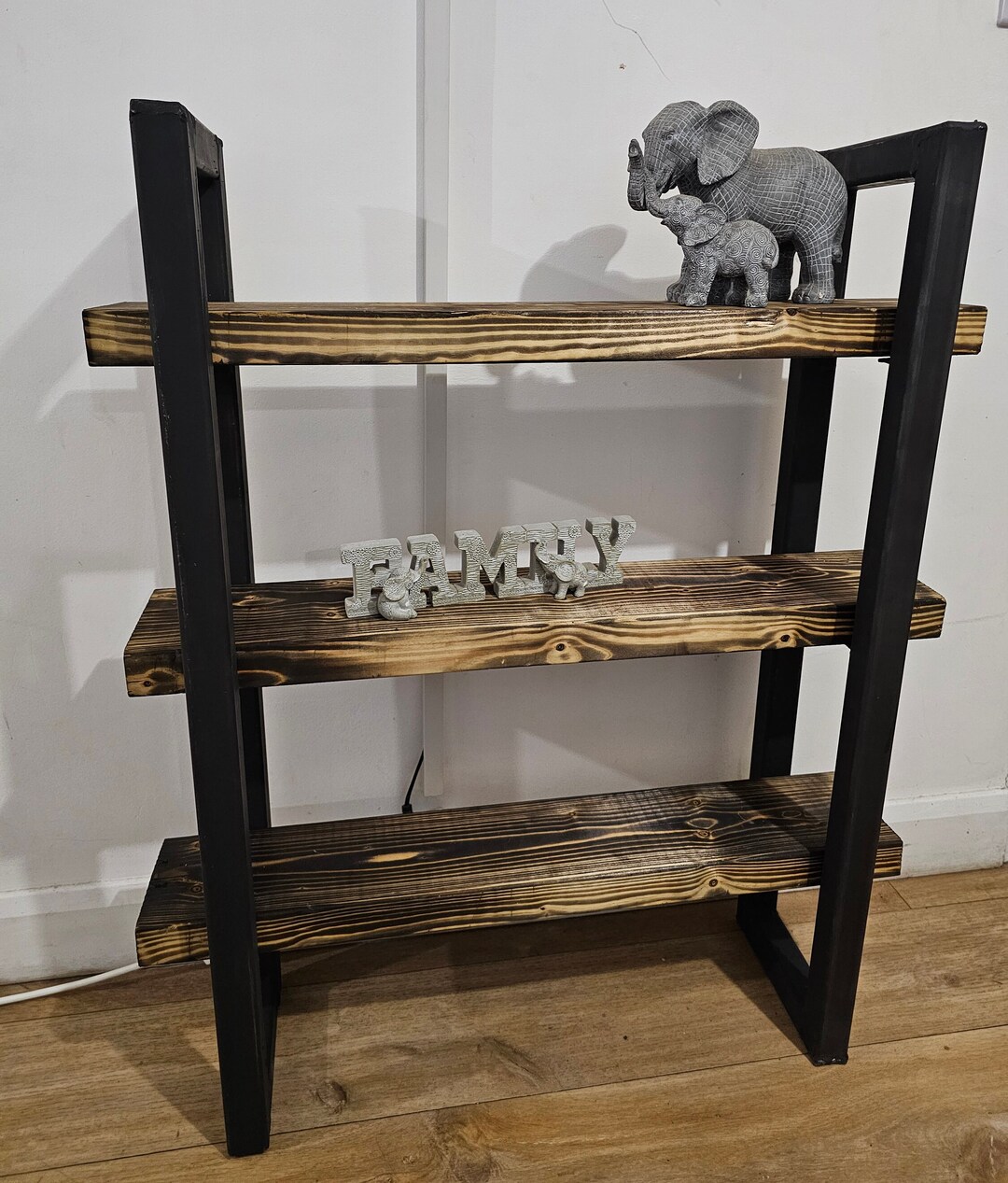 Rustic Minimalist Shelving Unit / Bookshelf - Etsy