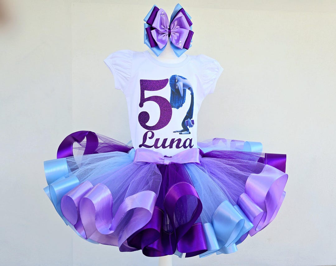 Inside Out 2 Ennui Birthday Tutu Costume: Custom Baby Girl Outfit - Etsy