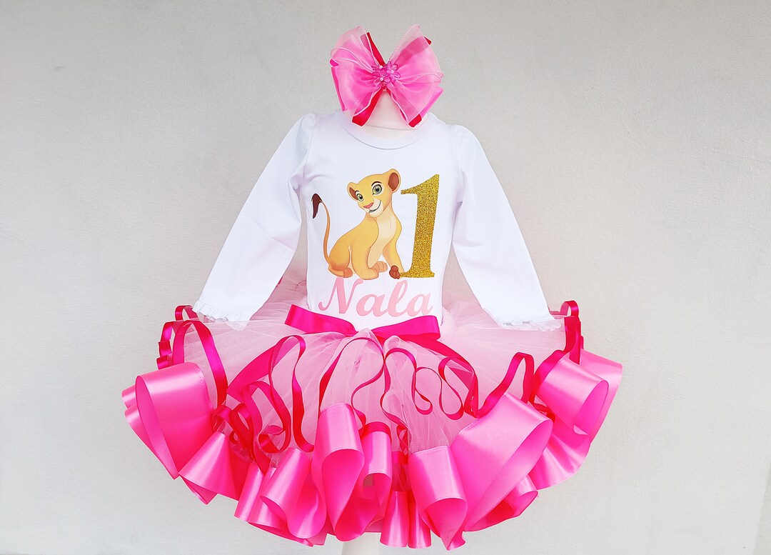 Nala Lion Birthday Tutu Outfit, Lion King Nala Tutu Set for Baby Girls ...